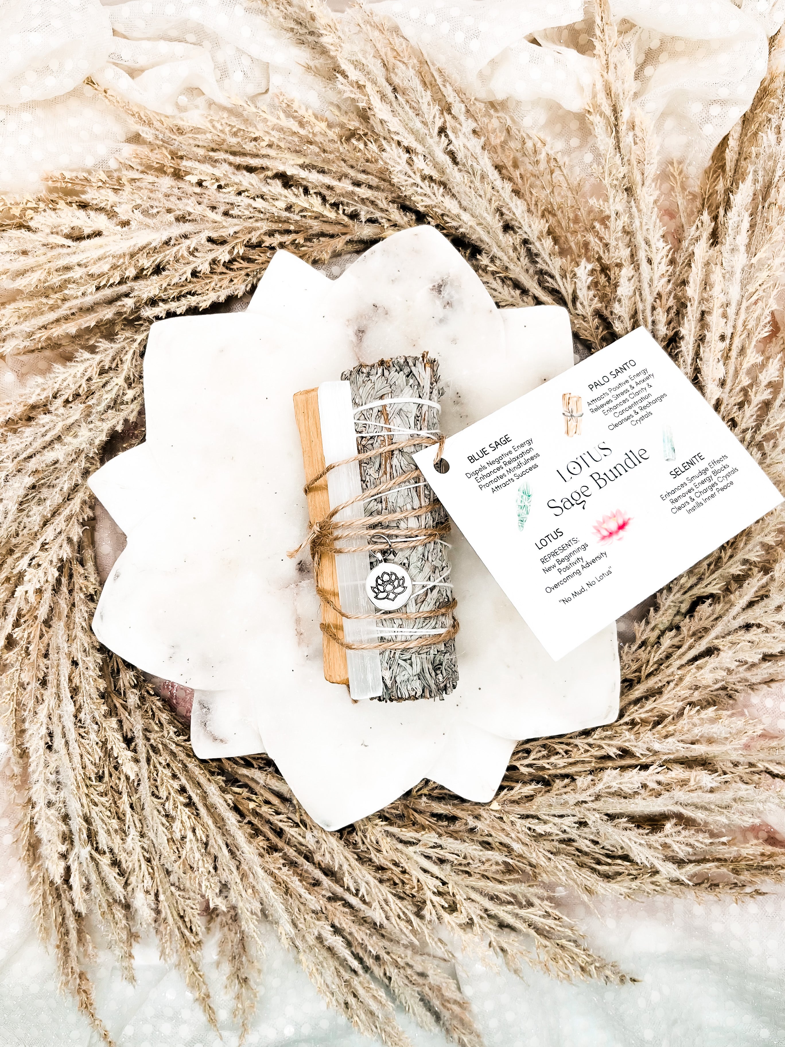 Lotus Blue Sage Bundle – The Druzy Lotus
